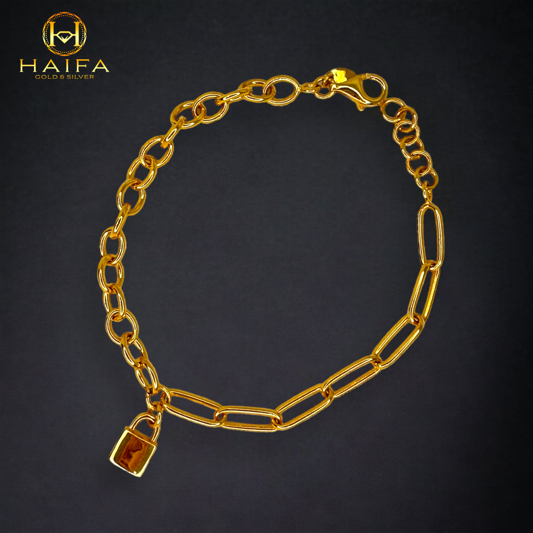 MIX GRAFETTA CANDY PADLOCK - Haifa Gold & Silver